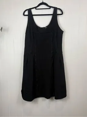 Dresses | Tristan Black Sleeveless Dress Minimalist Classic Chic Xl ...